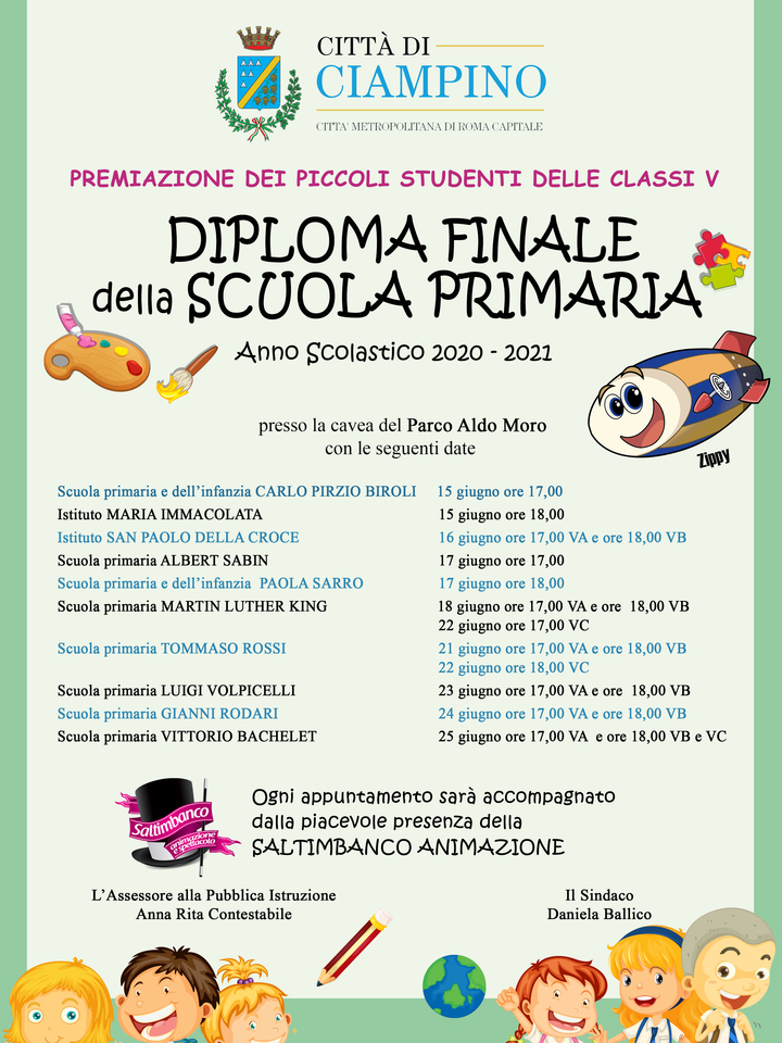 Comunicato Stampa del Comune di Ciampino – Il 15 giugno prende il via ...